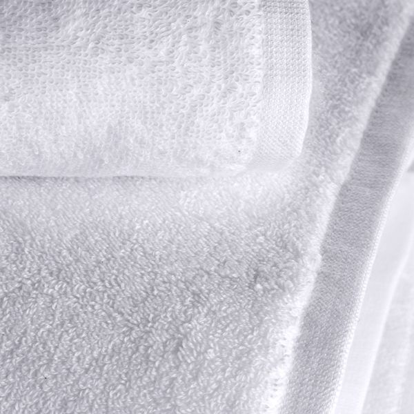 Silver Terry Washcloths-White - Towel Wholesaler - Cathgro